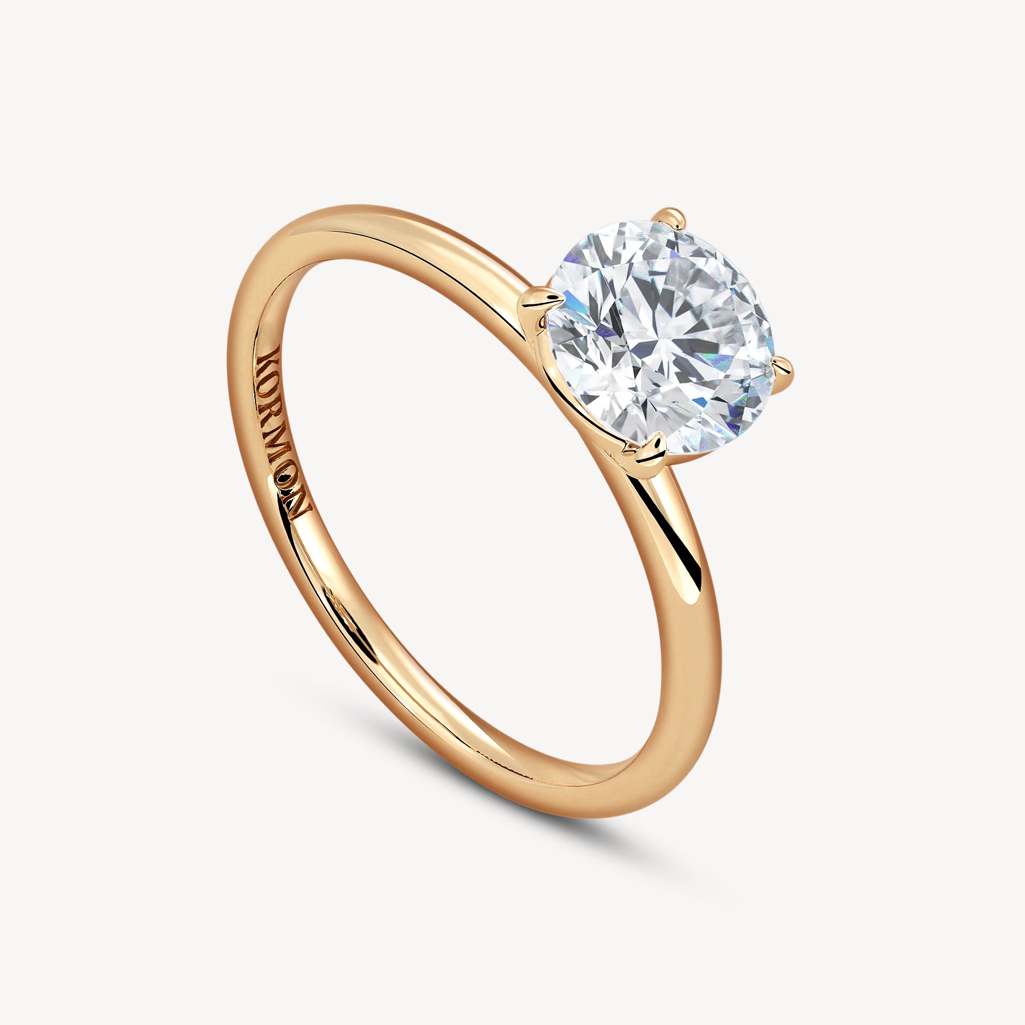 Classic Brilliance Round - Yellow Gold – Kormon