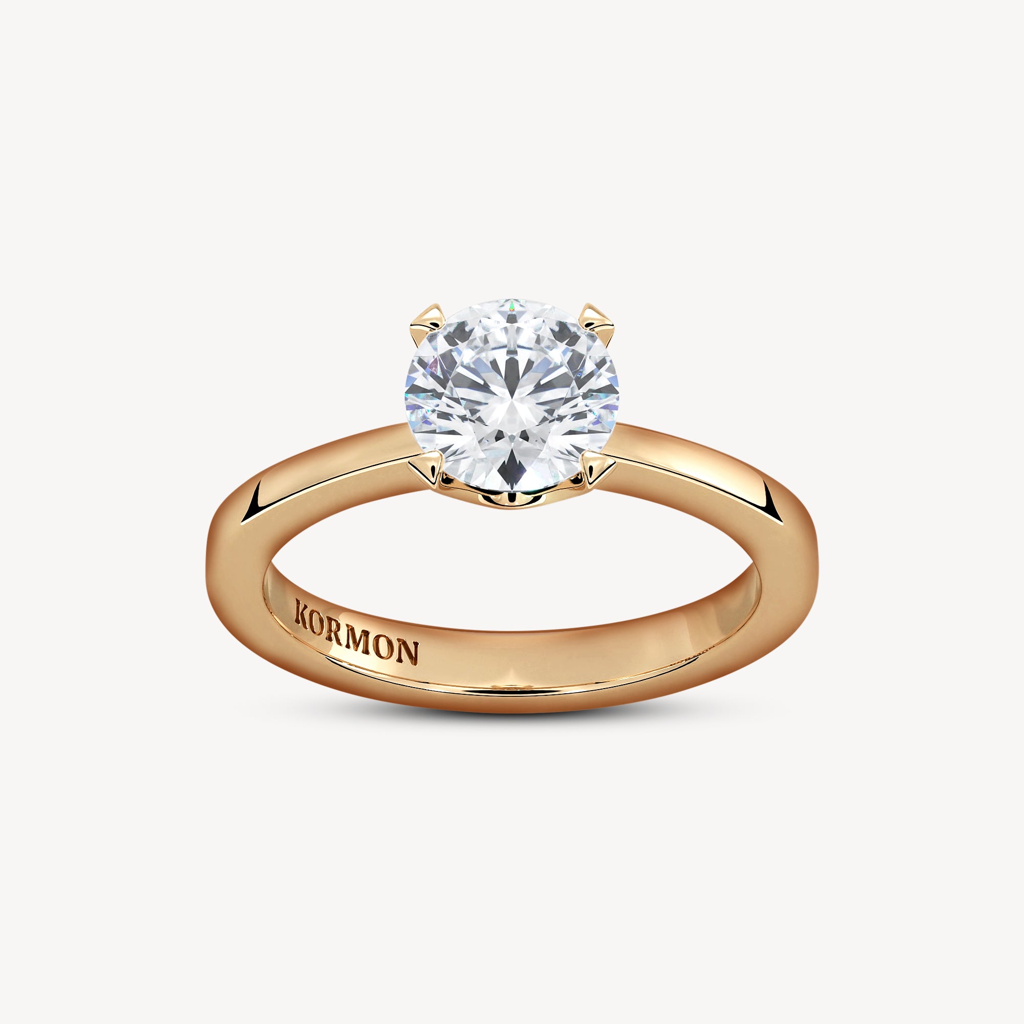 Classic Embrace Round - Yellow Gold – Kormon